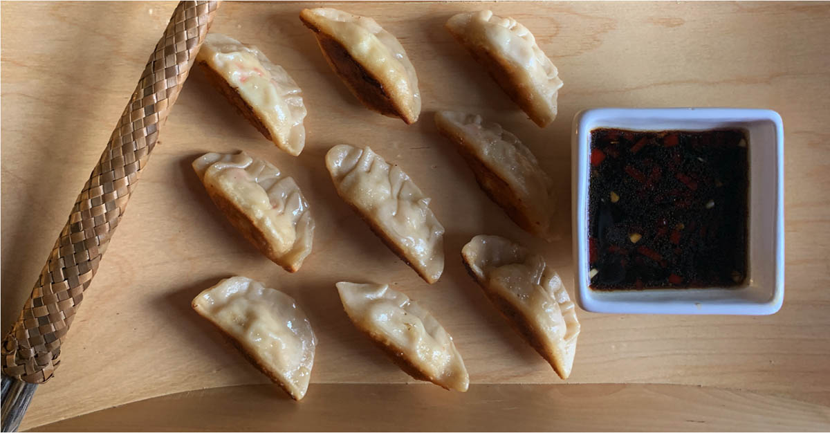 Japanese Chicken and Prawn Gyoza Recipe - HN Magazine