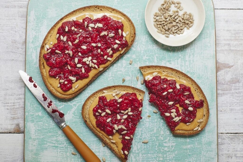 Peanut Butter and Homemade Jam Toast Recipe - HN Magazine