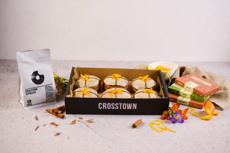 Crosstown Hot Cross Bun Doughnuts and Chocolate for Easter - HN Magazine